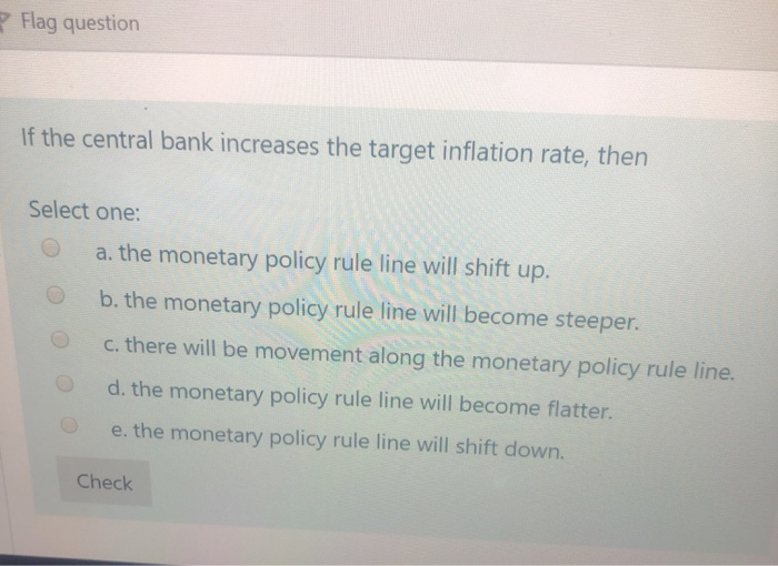 Solved The flat inflation adjustment line reflects the idea | Chegg.com