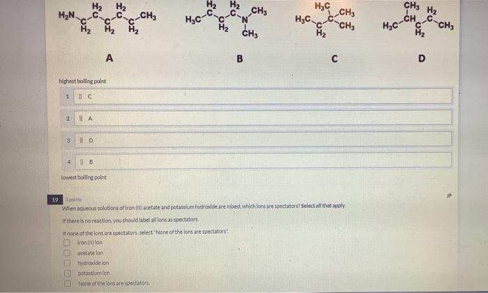 Solved H2 H3CCHE сн. HỌN CH3 Hz H2H2 CH₃ H2 H2 H2 H₃c-CON | Chegg.com