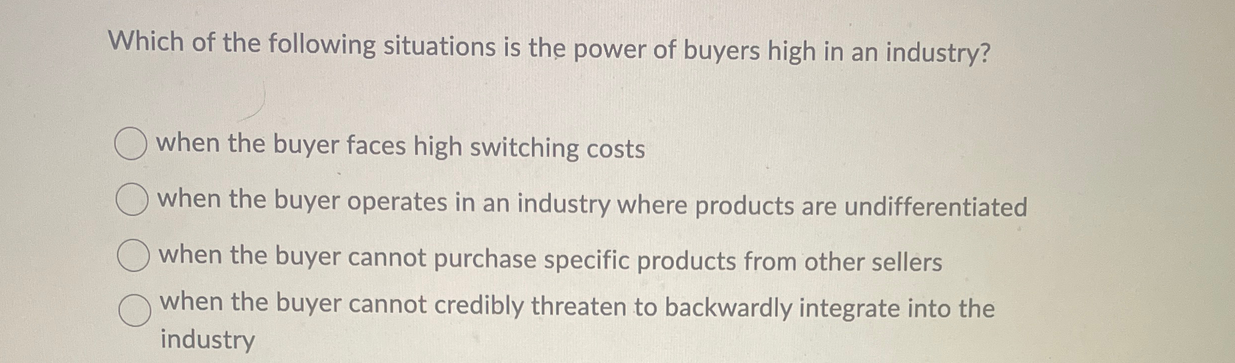 Solved Which of the following situations is the power of | Chegg.com