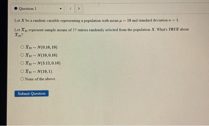 Solved Let X be a random variable representing a population | Chegg.com