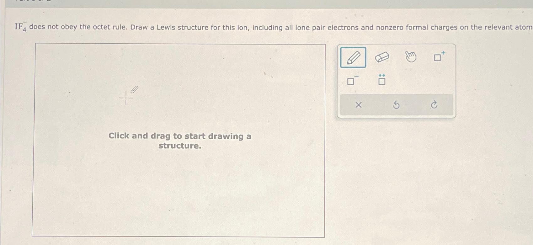 Solved IF4-does not obey the octet rule. Draw a Lewis | Chegg.com