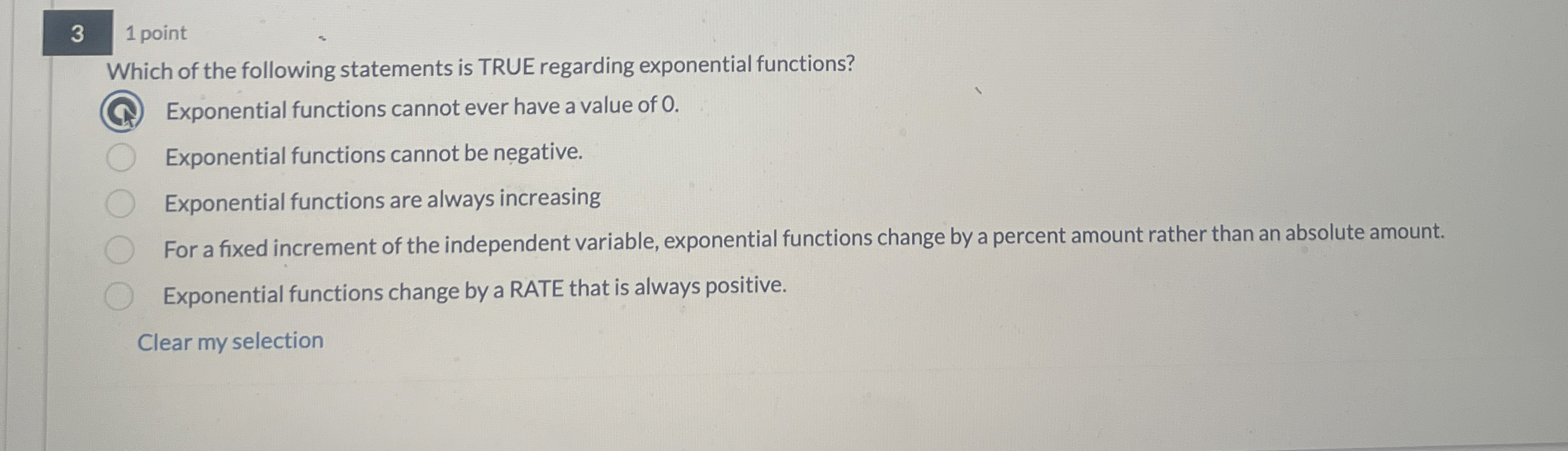 Solved Which of the following statements is TRUE regarding | Chegg.com