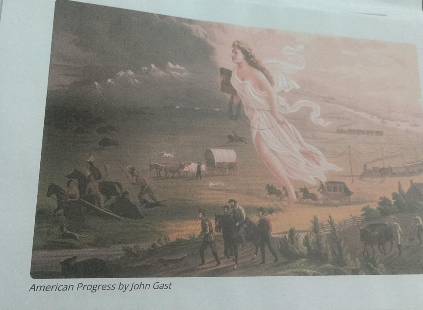 Solved The paintings by John gast represents which of the | Chegg.com