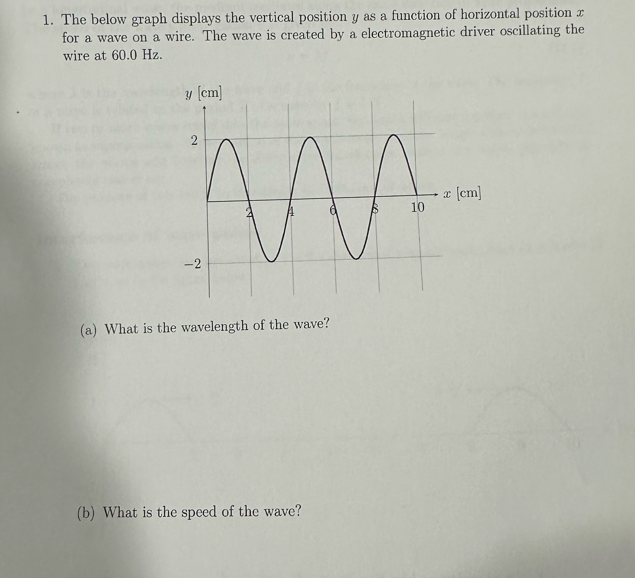 Solved The below graph displays the vertical position y ﻿as | Chegg.com