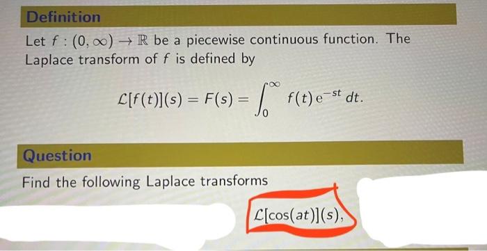 Solved Definition : Let f (0, 0)→ R be a piecewise | Chegg.com