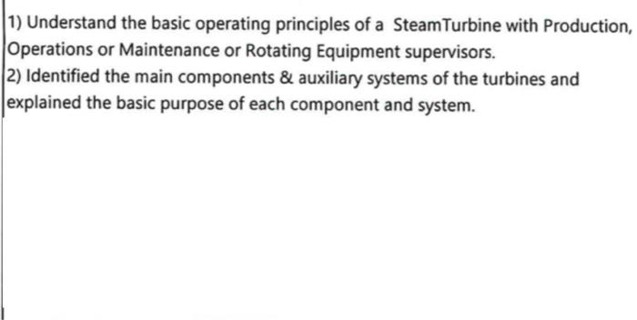 Solved 1) Understand the basic operating principles of a | Chegg.com