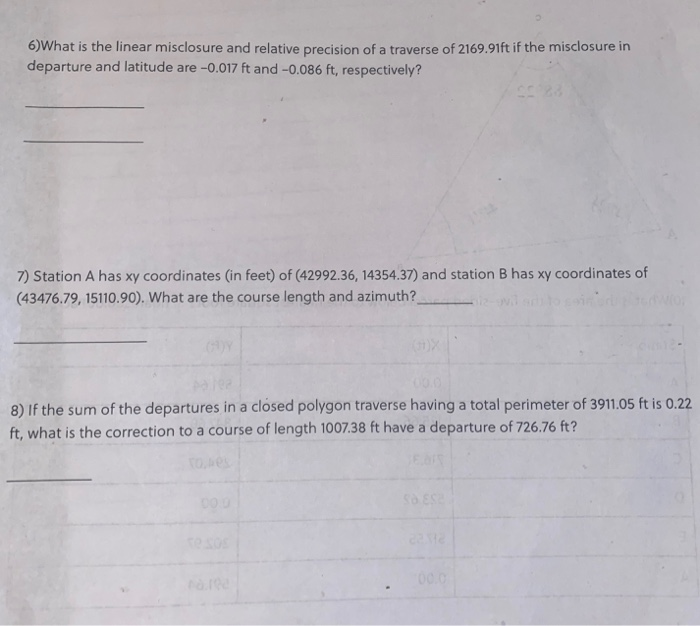 Solved 6 What Is The Linear Misclosure And Relative