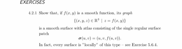 Problem 2. Calculate the first fundamental forms of | Chegg.com