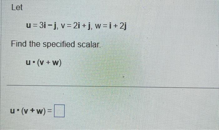 Solved Let \\[ \\mathbf{u}=3 \\mathbf{i}-\\mathbf{j}, | Chegg.com Solved Let \\[ \\mathbf{u}=3 \\mathbf{i}-\\mathbf{j}, | Chegg.com