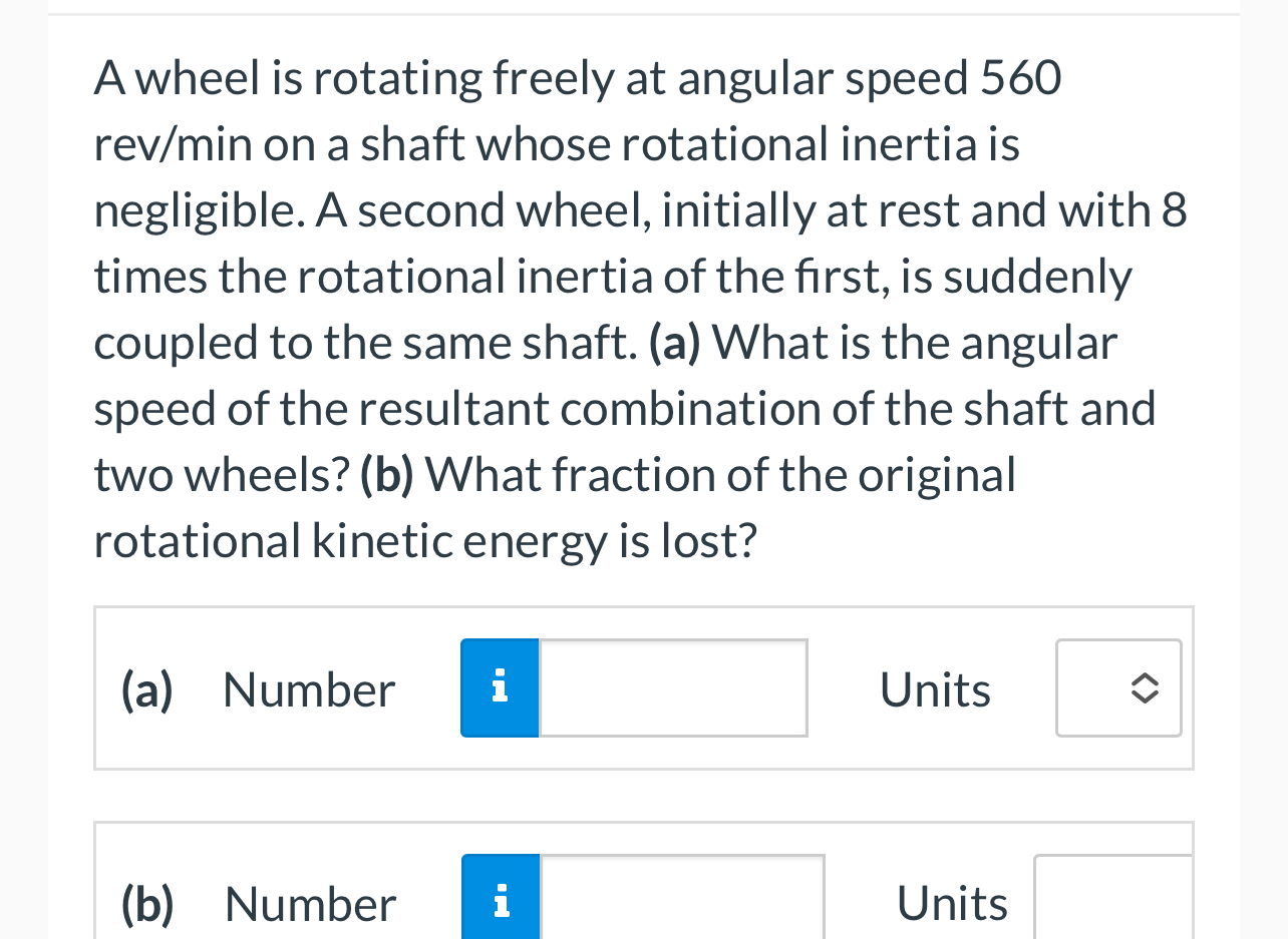 Solved A wheel is rotating freely at angular speed | Chegg.com