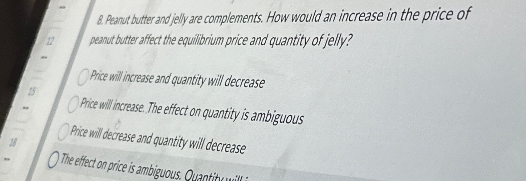 Solved Peanut butter and jelly are complements. How would an | Chegg.com