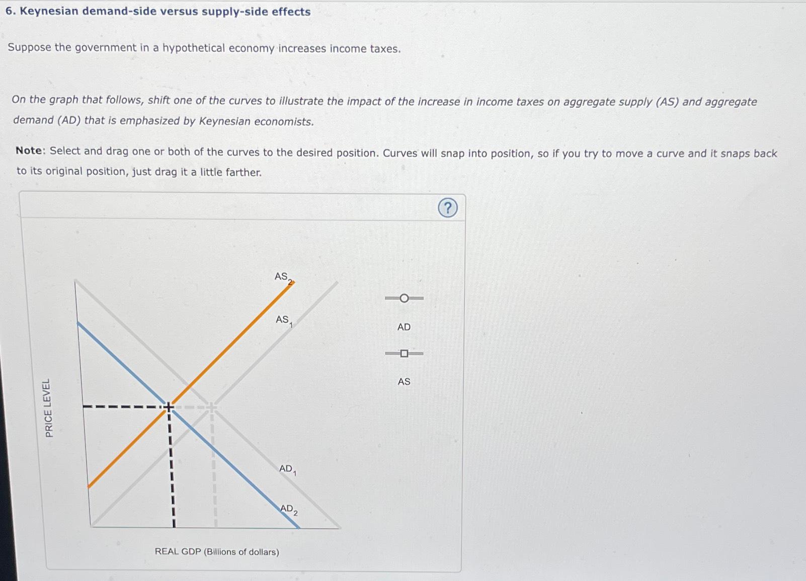 Solved Keynesian demand-side versus supply-side | Chegg.com