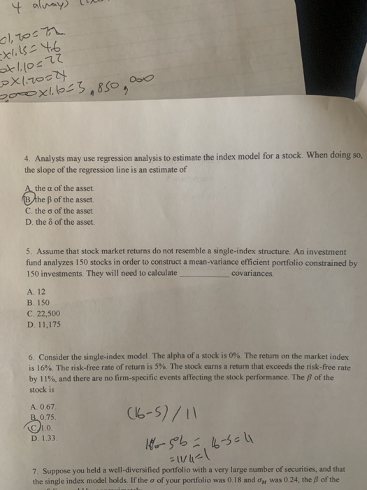 Solved 25. Consider the multifactor model APT with three | Chegg.com