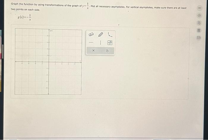 Solved Graph the function by using transformations of the | Chegg.com Solved Graph the function by using transformations of the | Chegg.com