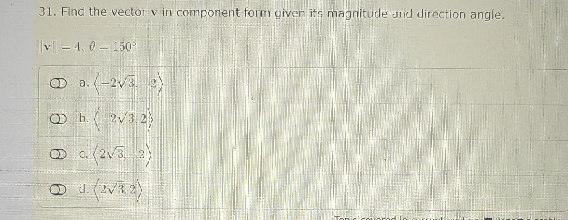 Solved 28. Find the unit vector that points in the same | Chegg.com