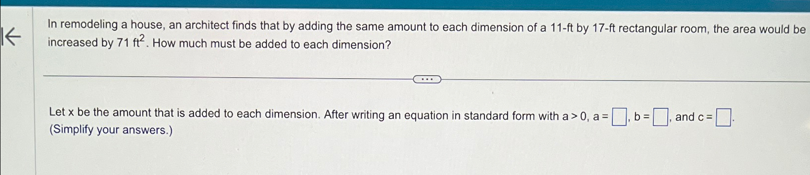 Solved In remodeling a house, an architect finds that by | Chegg.com