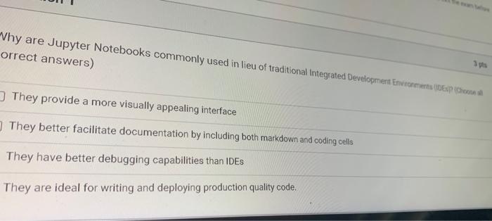 Solved orrect answers) They provide a more visually | Chegg.com
