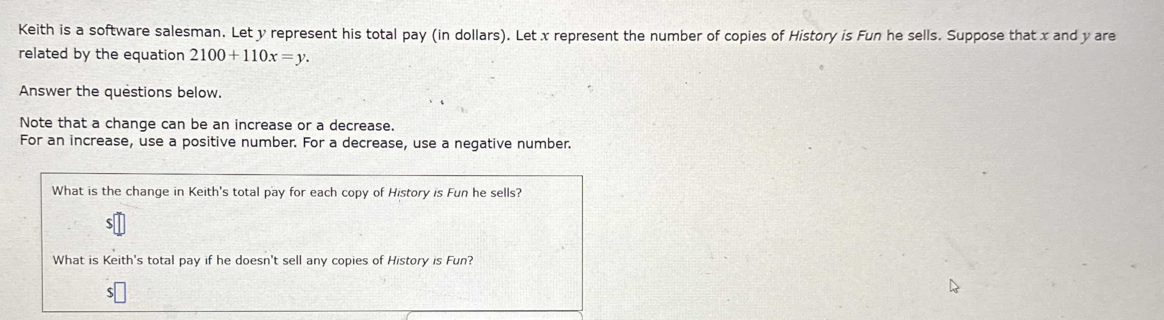 Solved Keith is a software salesman. Let y ﻿represent his | Chegg.com