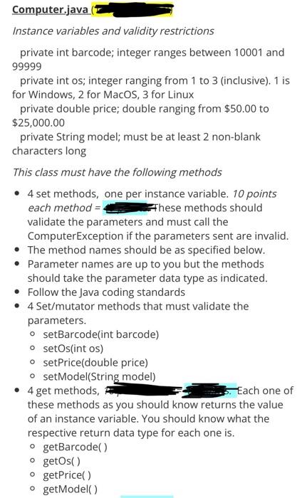Solved 1 Tostring Method This Method Returns A String To Be 2553