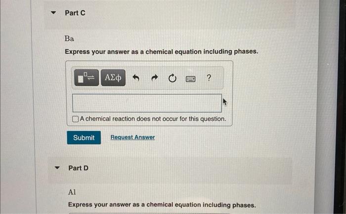 Solved Rb Express your answer as a chemical equation | Chegg.com