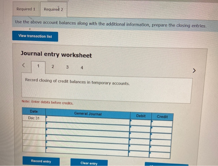 Solved The following list includes selected permanent | Chegg.com