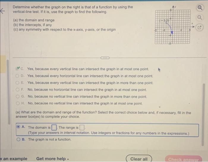 Solved Determine whether the graph on the right is that of a | Chegg.com