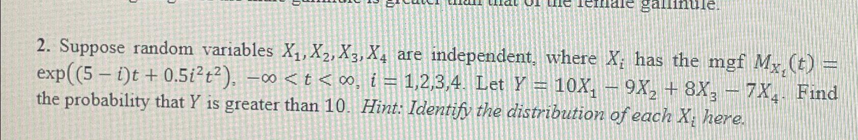 Solved Suppose random variables x1,x2,x3,x4 ﻿are | Chegg.com