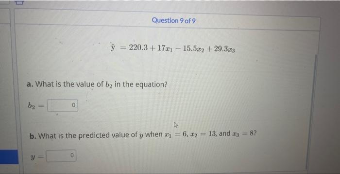 Solved Consider the following multiple regression equation | Chegg.com