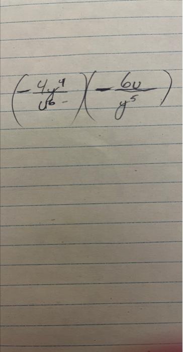 Solved (−b6−4y4)(−y56v) | Chegg.com