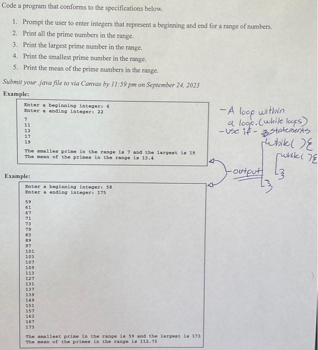 Solved Code in JAVA. Use while statements and if statements. | Chegg.com