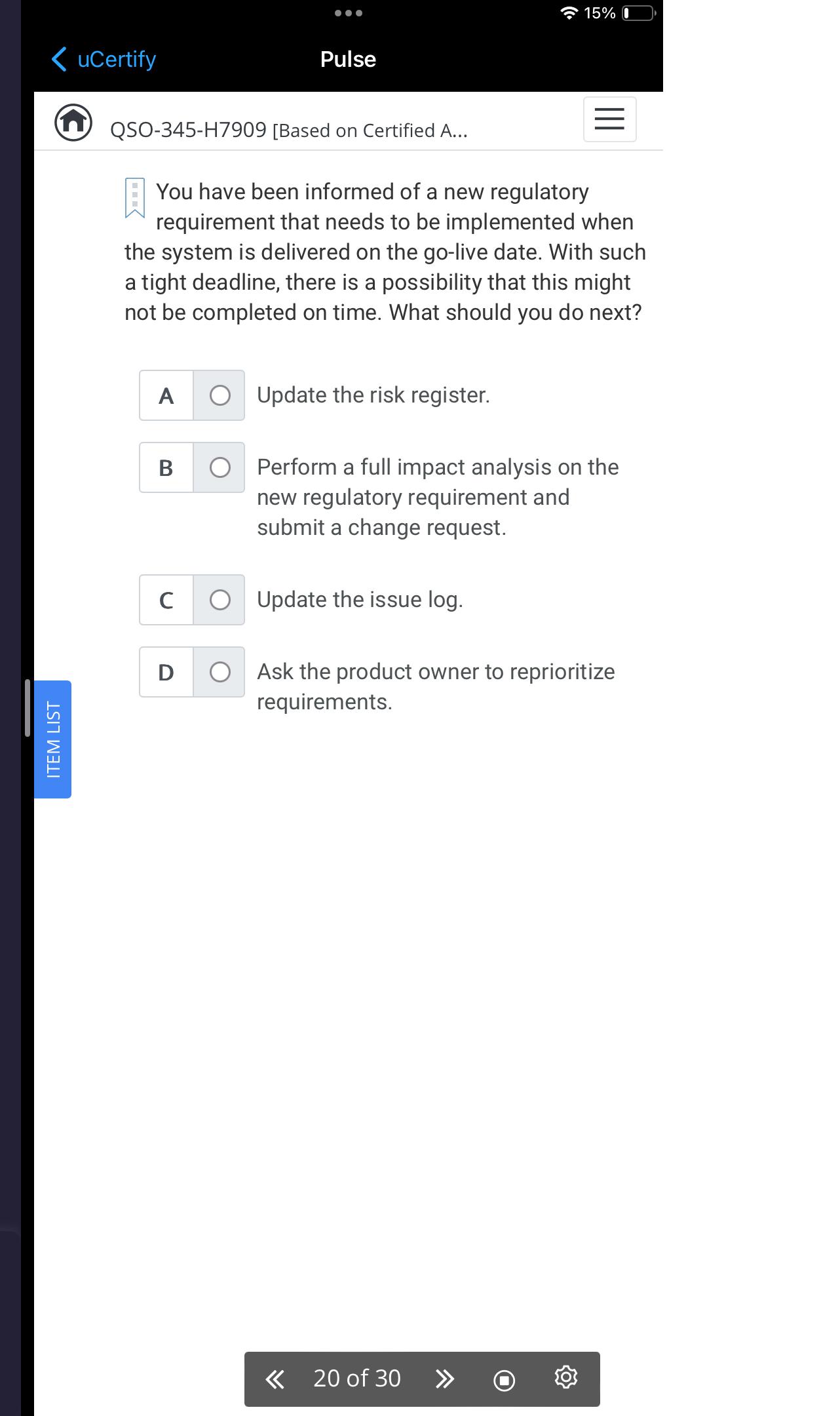 Solved uCertifyPulseQSO-345-H7909 [Based on Certified | Chegg.com