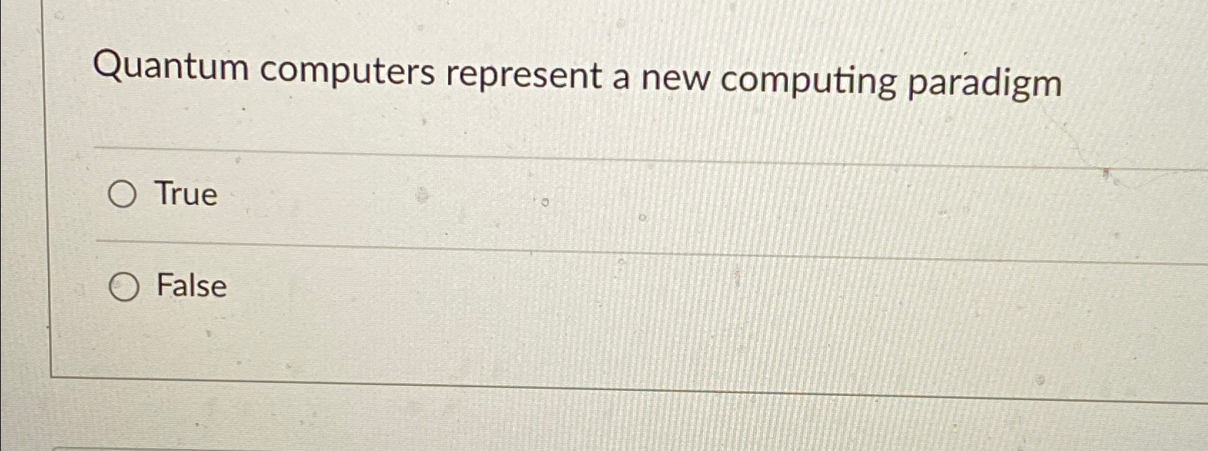 Solved Quantum computers represent a new computing | Chegg.com