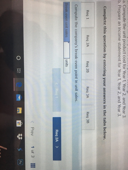 Solved Problem 6-18 Variable and Absorption Costing Unit | Chegg.com