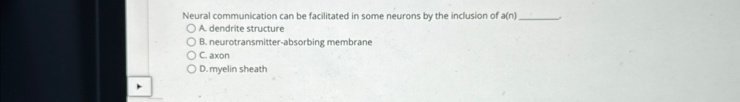 Solved Neural communication can be facilitated in some | Chegg.com