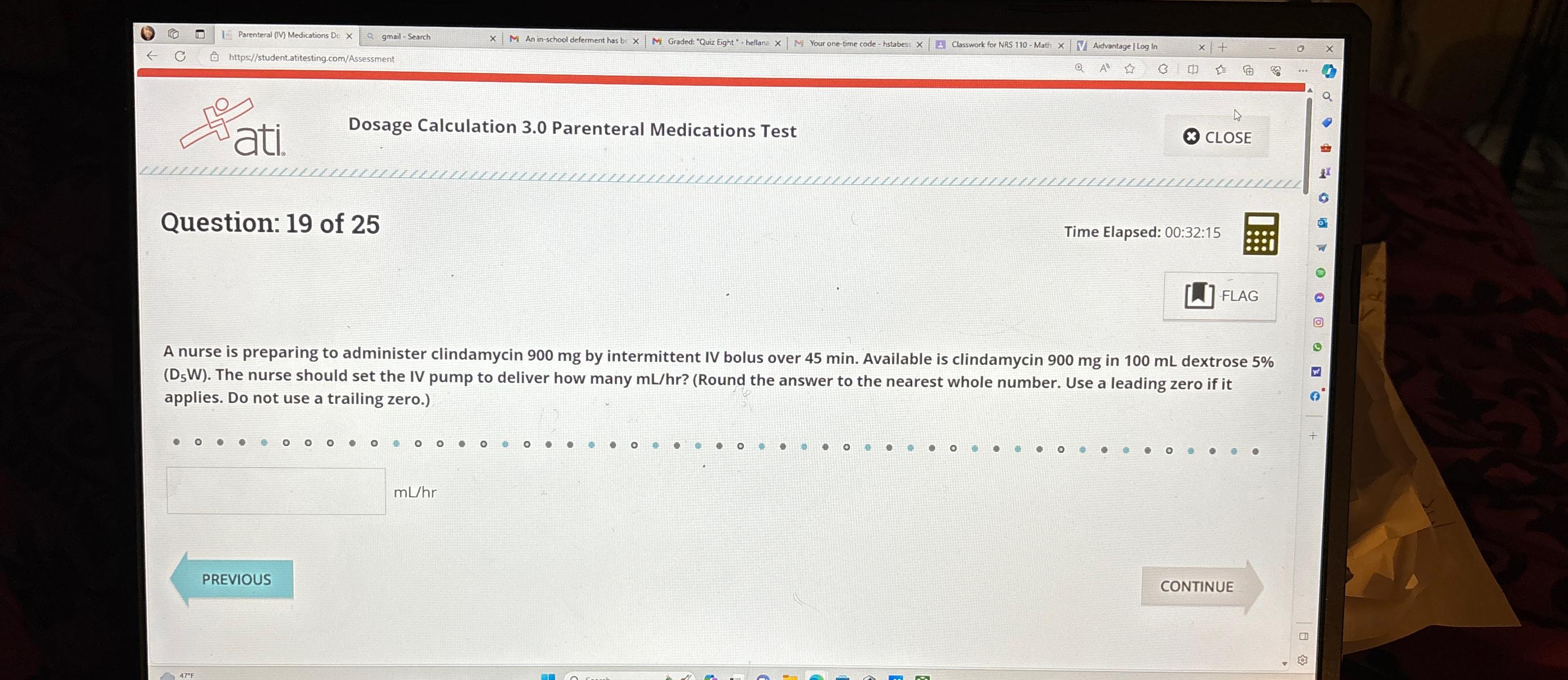 Solved Dosage Calculation 3.0 ﻿Parenteral Medications | Chegg.com