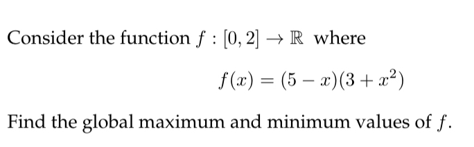 Solved Consider the function f:[0,2]→R | Chegg.com