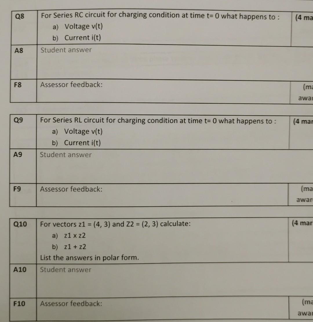 Solved For the unbalanced three phase circuit above | Chegg.com