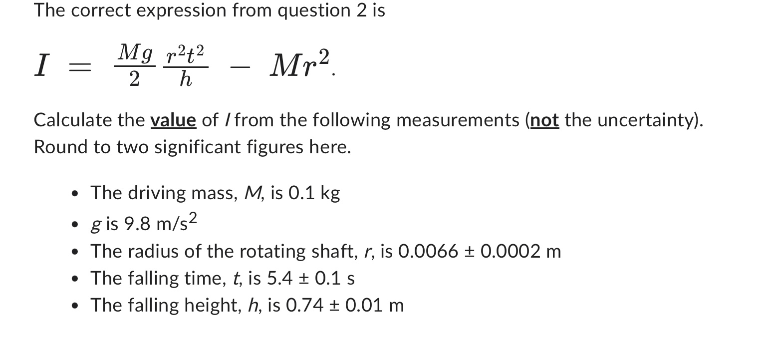 Solved The correct expression from question 2 | Chegg.com