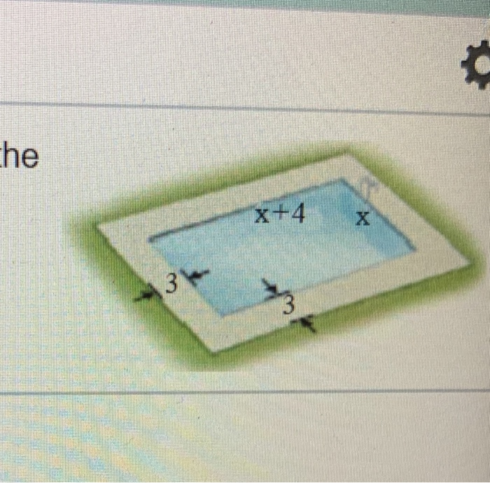 Solved A rectangular pool is surrounded by a walk 3 meters | Chegg.com
