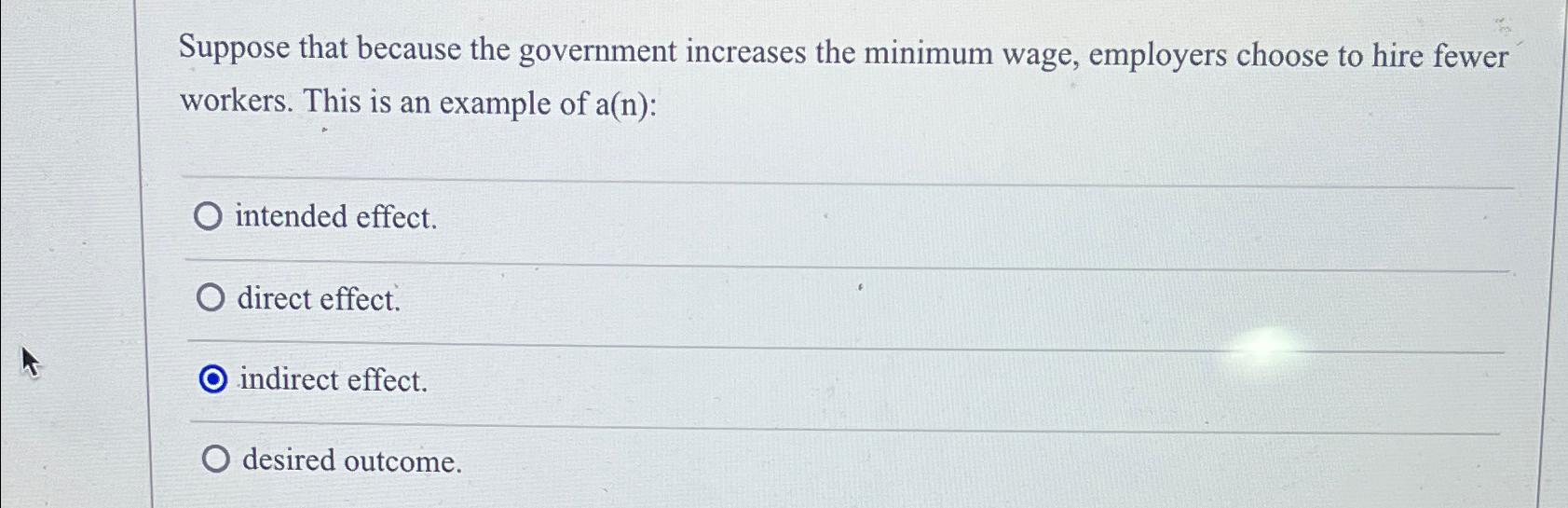 Solved Suppose that because the government increases the | Chegg.com