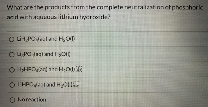Solved What are the products from the complete | Chegg.com