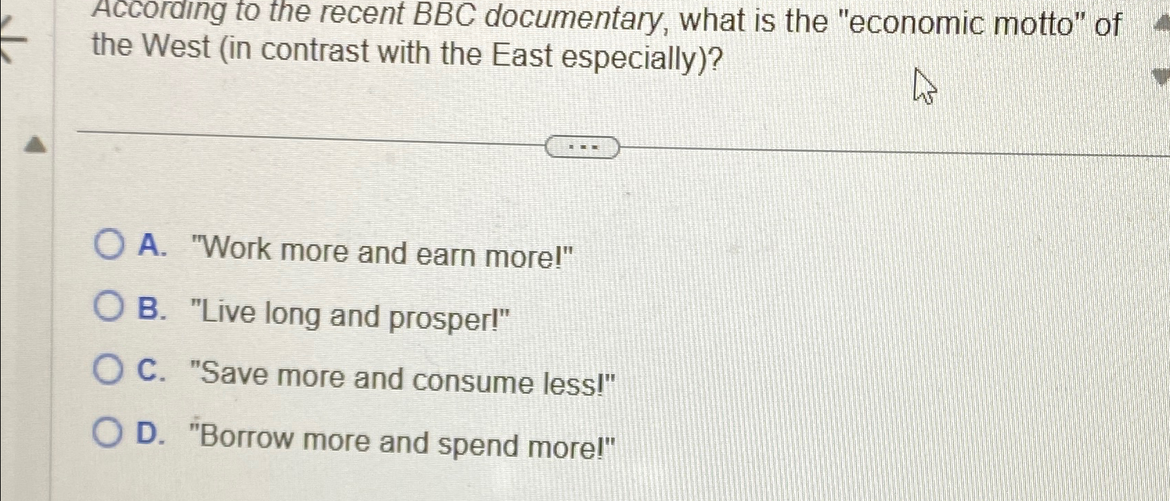 Solved According to the recent BBC ﻿documentary, what is the | Chegg.com