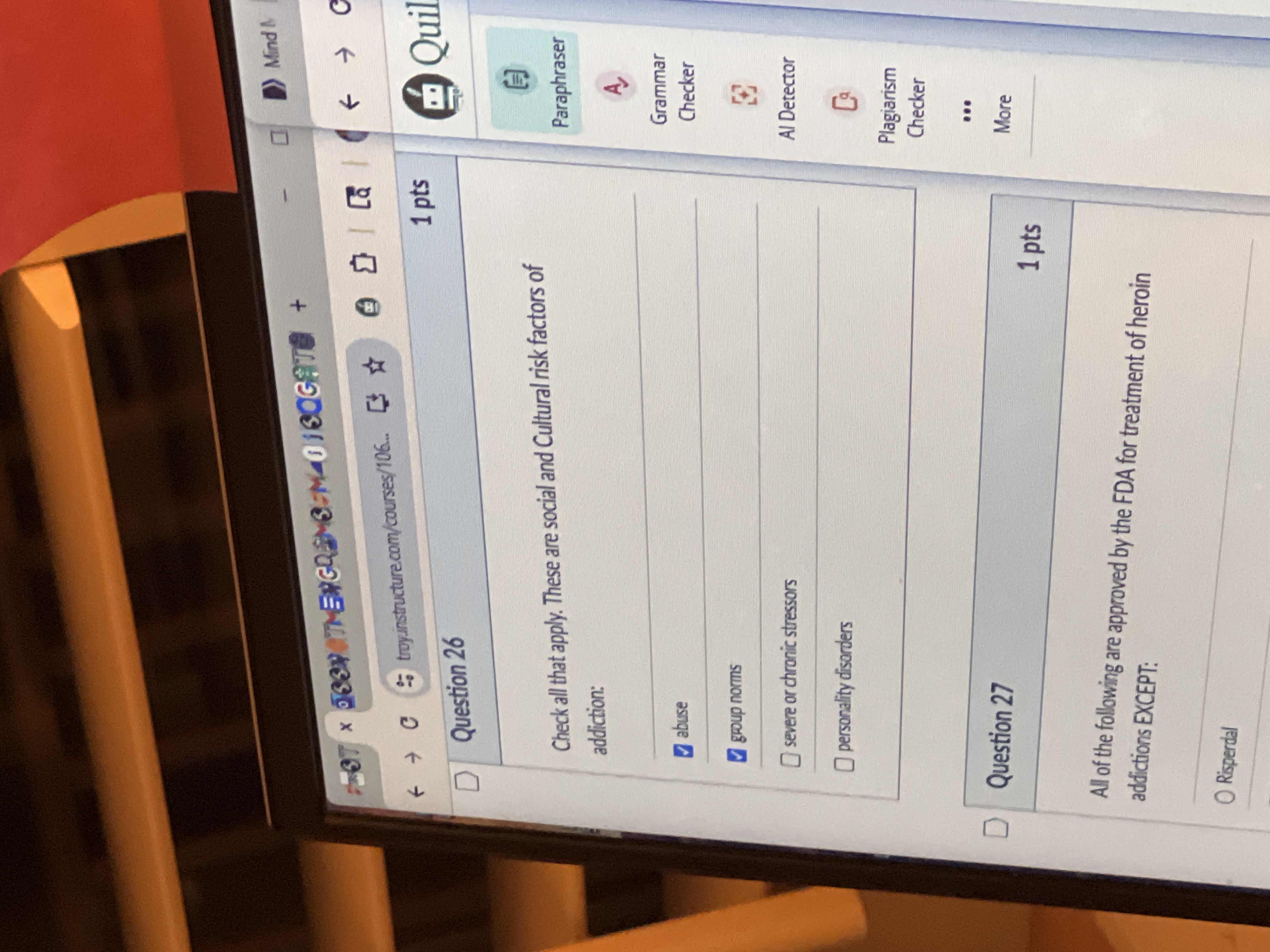 Solved Question 26Check all that apply. These are social and | Chegg.com