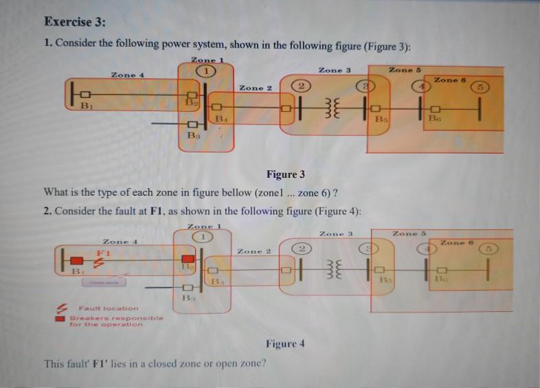 Solved Exercise 3: 1. Consider the following power system, | Chegg.com