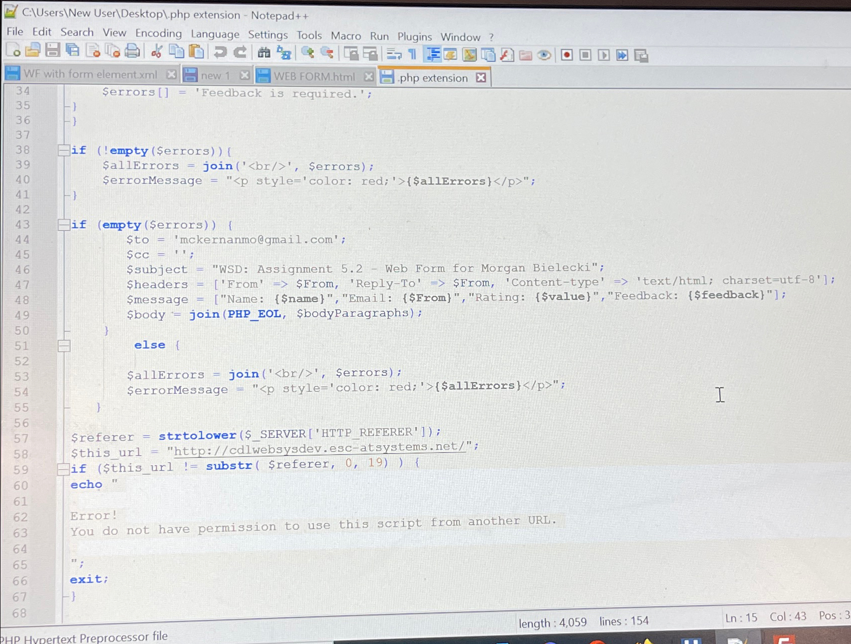 Solved I Need Help To Validate Form By Using This Php Script 7681