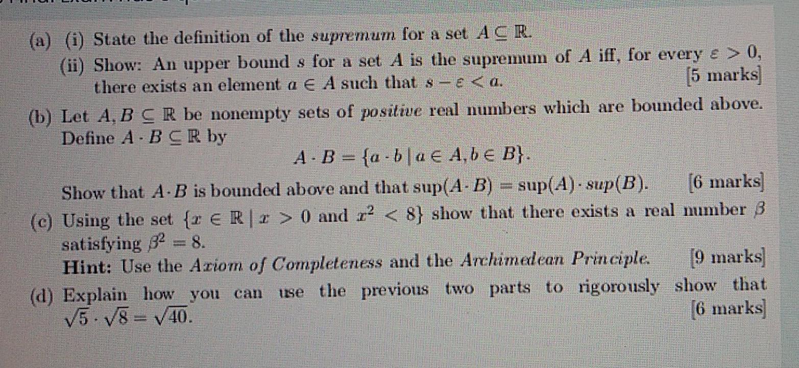 Solved (c) Using the set {2 € R1 > 0 and r
