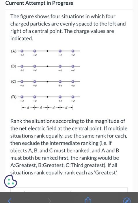 Solved The figure shows four situations in which four | Chegg.com