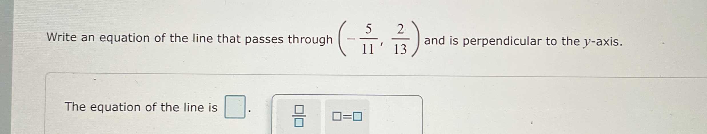 Solved Write an equation of the line that passes through | Chegg.com