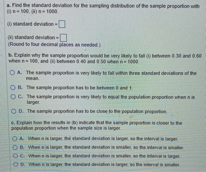 Solved: The Figure Illustrates Two Sampling Distributions ... | Chegg.com