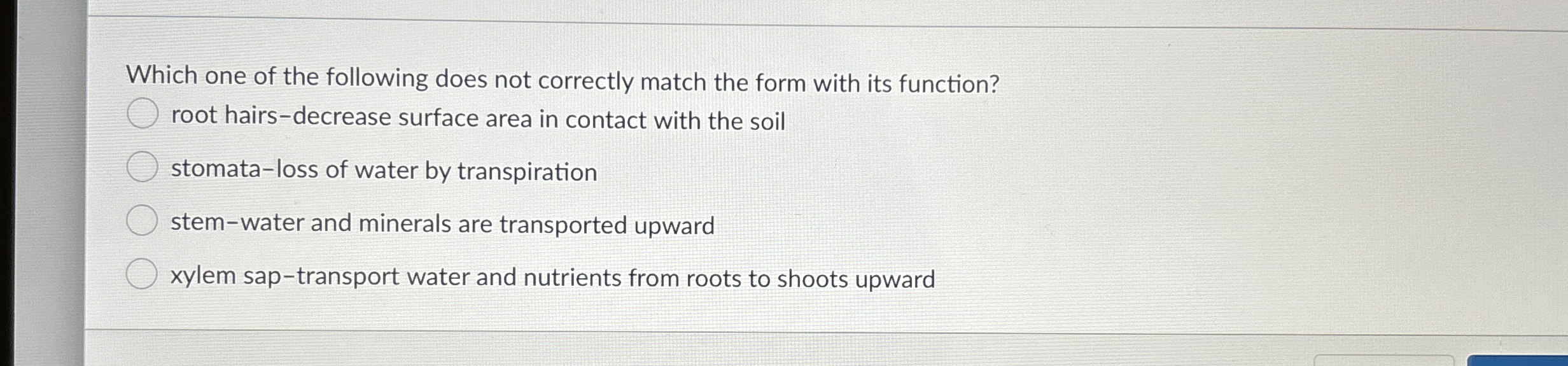 Solved Which one of the following does not correctly match | Chegg.com